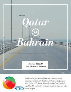 From Bahrain and back again: a GCC road trip for thirsty souls